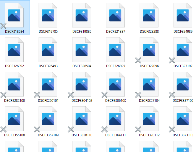 Grey X on all dropbox files | The Dropbox Community