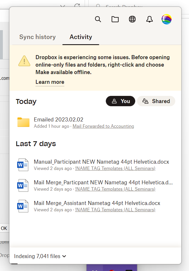 The "online-only" option has disappeared from the context menu on Windows 11. | The Dropbox ...