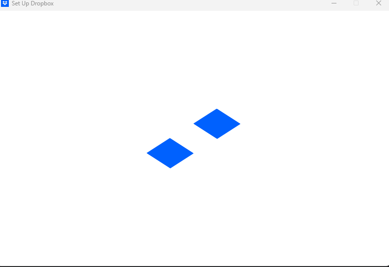 Dropbox stuck at loading screen during setup. | The Dropbox Community
