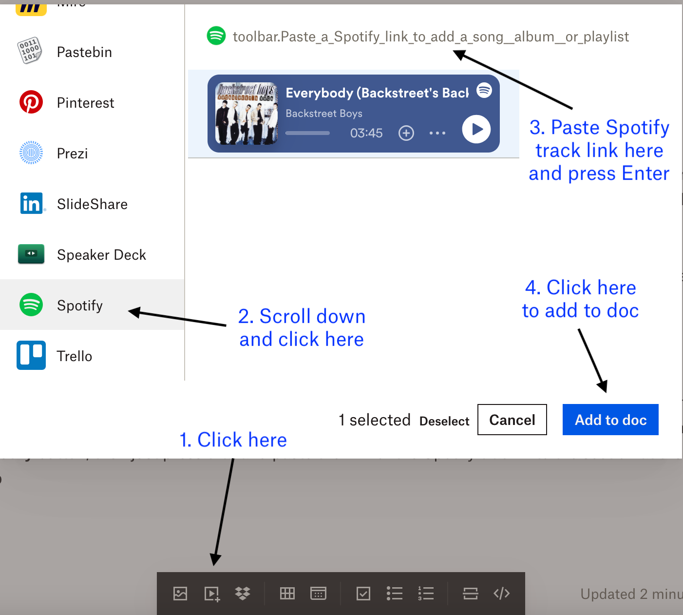 Create a Spotify playlist with Dropbox - Dropbox Community