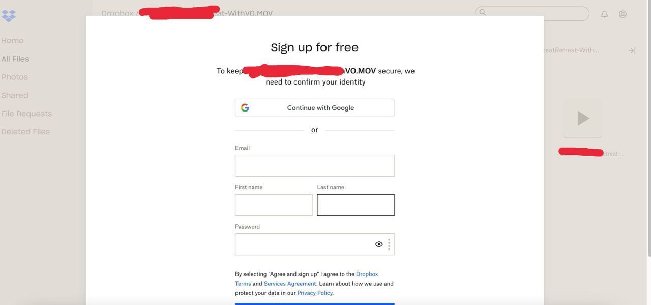 Unable to access or view a shared folder on the site | The Dropbox ...