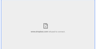 Dropbox Paper error: www.dropbox.com refused to connect. | The Dropbox ...