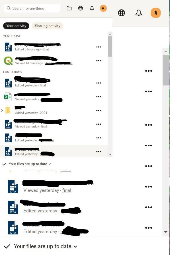 The Dropbox tray gets duplicated every time I click on the Dropbox icon (bugged) | The Dropbox ...