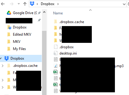 Dropbox not recognizing external drive or showing sync icons | The Dropbox Community