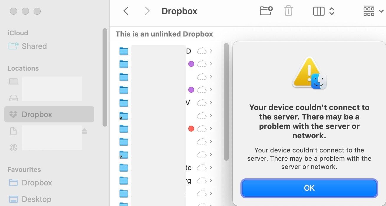 Unlinked Dropbox folder after restoring mac OS from Time Machine. | The Dropbox Community