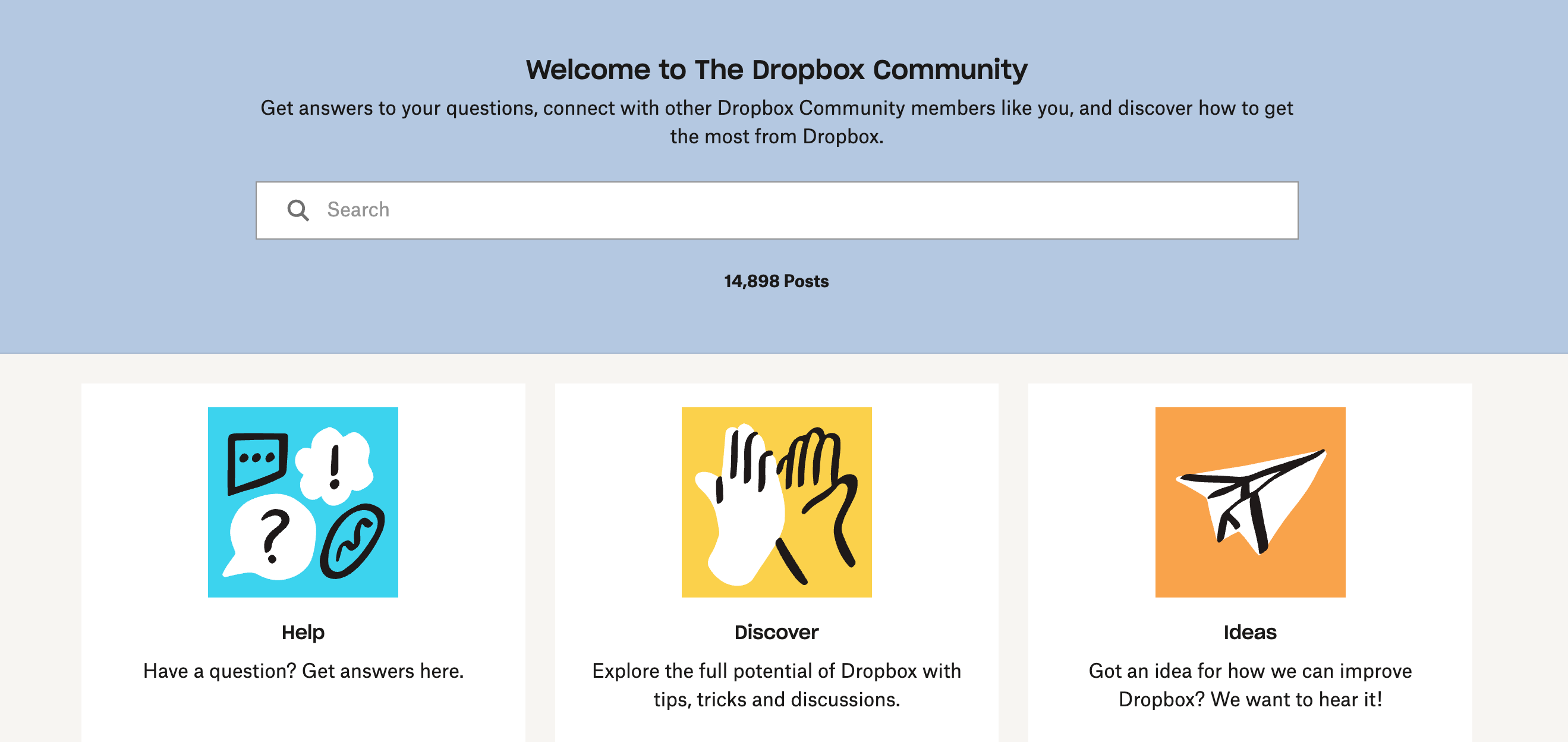 The Dropbox Community is currently being updated | The Dropbox Community