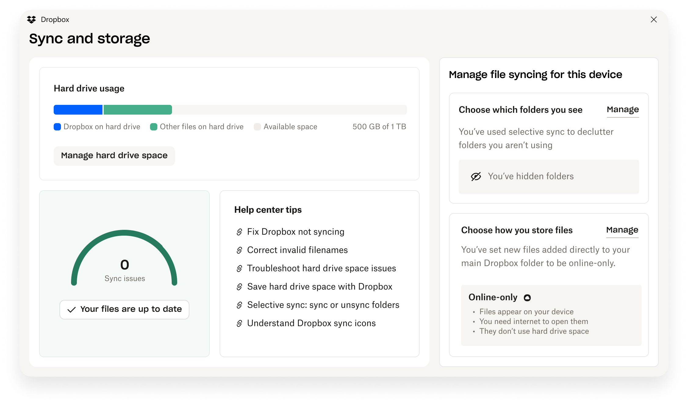 Exciting news — we’ve launched the new Sync & Storage Dashboard in the ...