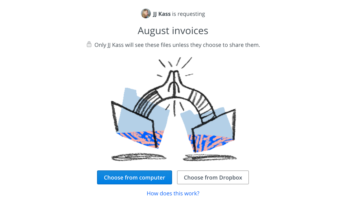 New Dropbox tutorial to streamline file collection with the file request API